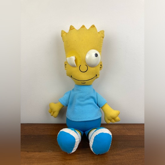 Simpsons | Toys | Vintage Bart Simpson Plush Stuffed Rag Doll 7 Dan Dee ...
